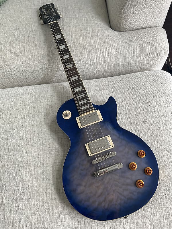 Epiphone Les Paul Standard Pro 2010-2013? - Blue Maple | Reverb