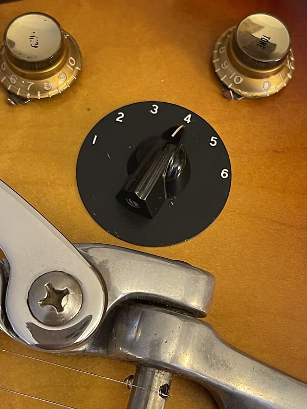 Gibson ES-345 or ES-355 Varitone Dial, Black, New Old Stock | Reverb