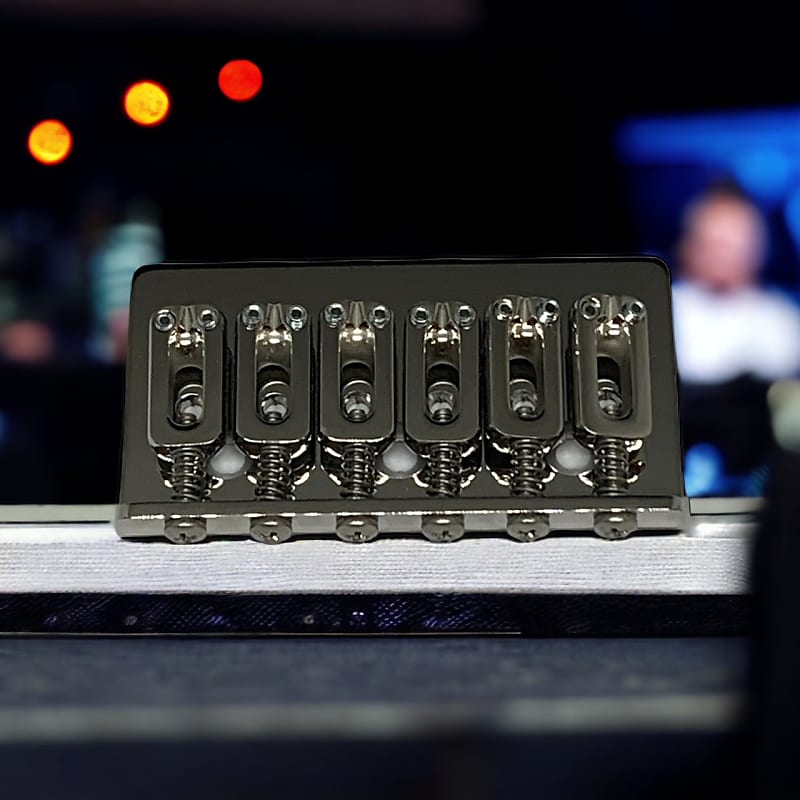 Hipshot 6 String Hardtail Guitar Bridge with narrow .430 | Reverb