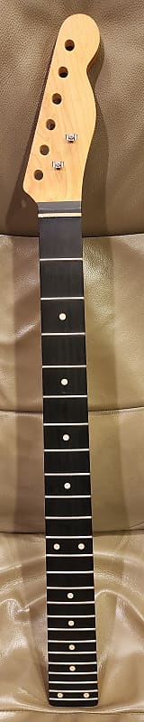 Warmoth Baritone Telecaster Neck, Birds-Eye Maple Shaft/Ebony | Reverb