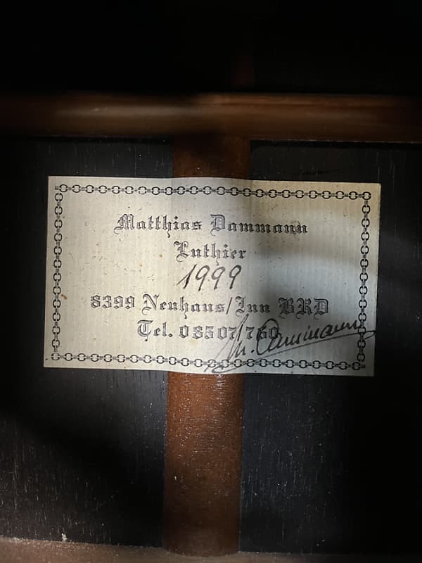 Matthias Dammann Sandwich Double Top 1999 - French Polish | Reverb