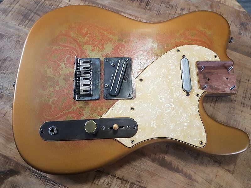 DIY full loaded Paisley Telecaster Body, Aged | Reverb