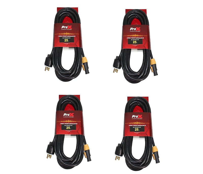 4 Prox True1 Female to Male Edison 25 ft Extension Cables 12 | Reverb