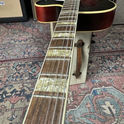 Hofner Jazzica Custom *Project* 1950s - Red Burst | Reverb