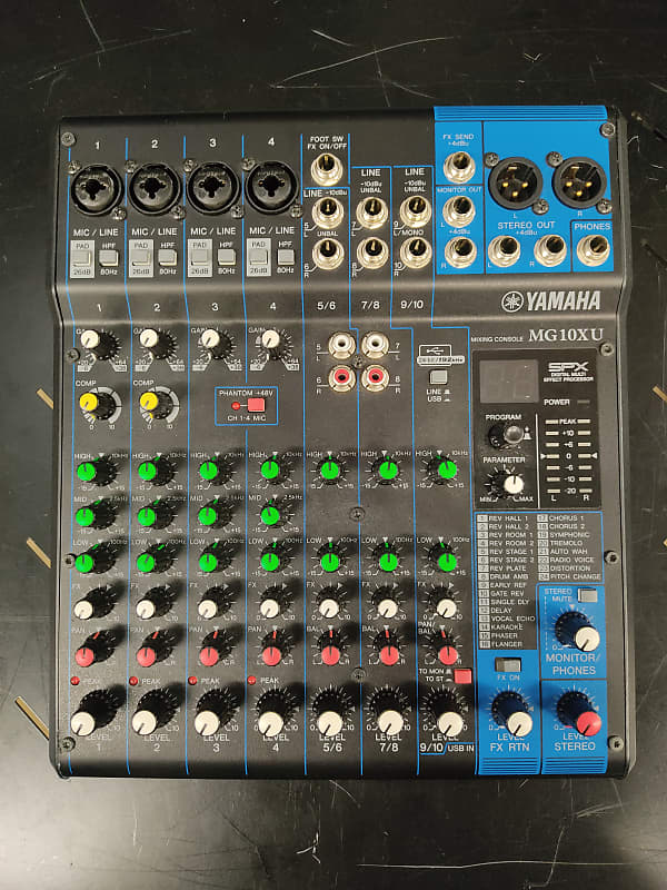 Yamaha MG10XU 10 Channel Analog Mixer | Reverb España