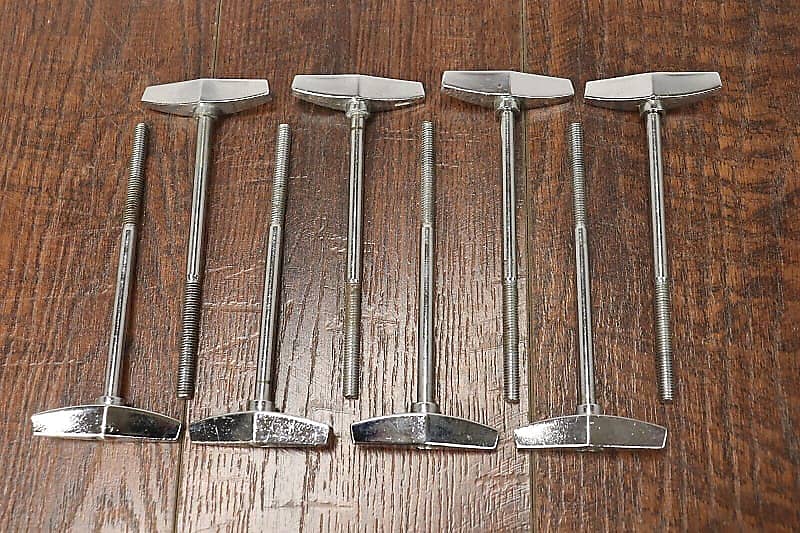 Pearl 4.75" Bass Drum T Rods Chrome 8pk #1 | Reverb