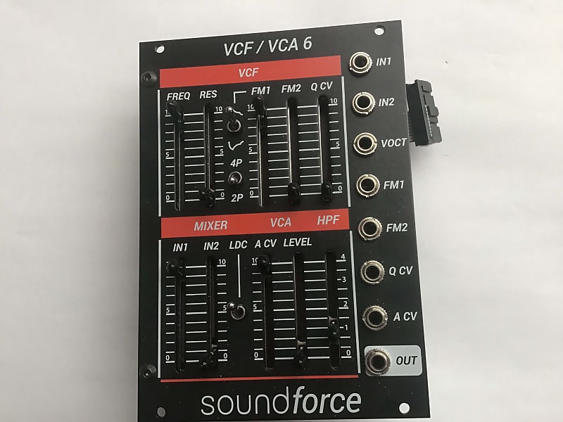 Soundforce VCF/VCA 6 Eurorack Module (Juno) - Black 2022 | Reverb