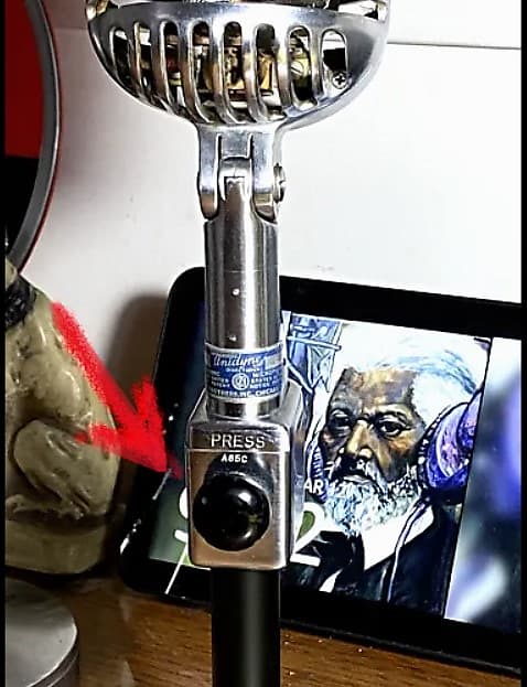 Vintage 1940's SHURE Microphone Push-To-Talk Switch A85C | Reverb