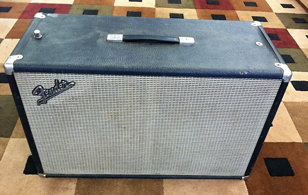 Vintage Fender Tremolux 2x10 guitar cabinet w/ original | Reverb