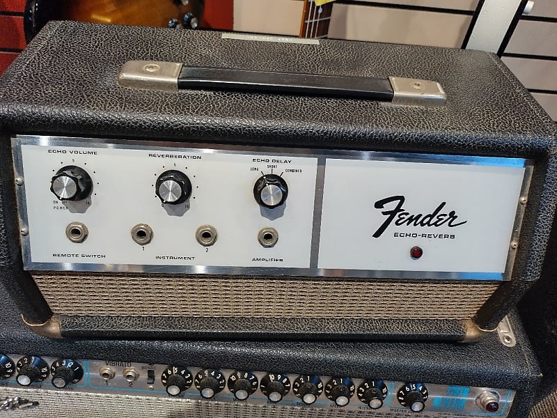 Vintage Fender Echo Reverb Box Unit XLT Shape Free Shipping! | Reverb