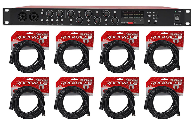 Focusrite Scarlett OctoPre 8-Channel Microphone Mic Preamp + | Reverb
