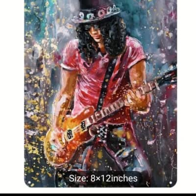 Slash. Metal Tin Sign Slash | Reverb