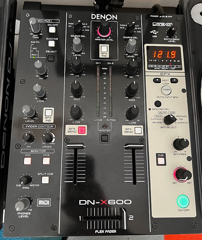 Denon DN-X600 DJ Mixer with DVS Interface & Onboard FX | Reverb