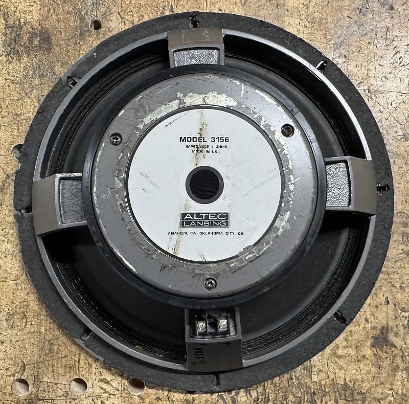 Vintage 1986 Altec Lansing Model 3156 15" speaker - 8 ohm | Reverb