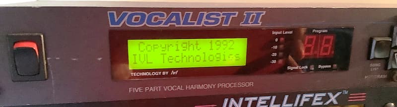DigiTech Vocalist II five part vocal harmonizer (1995) | Reverb UK