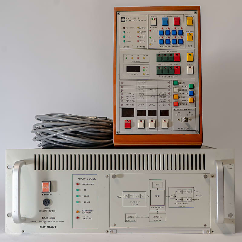 EMT Franz 252 Digital Reverb Reverberation System with Remote | Reverb