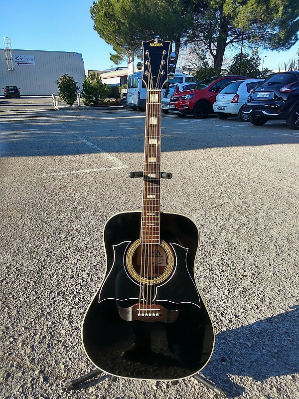 Sigma SG-9 1977 Tuxedo Black | Reverb