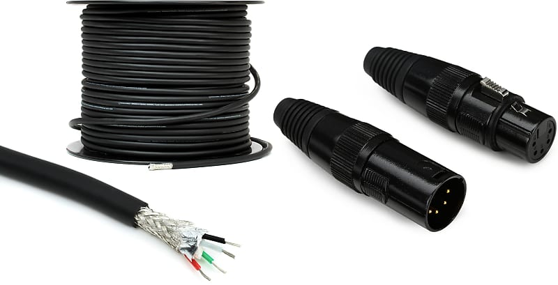 Accu-Cable AC5CDMX300 5-pin DMX Cable - 300' Spool Bundle | Reverb