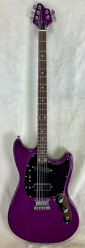 Cello Blaster Eastwood style mandocello conversion, purple | Reverb