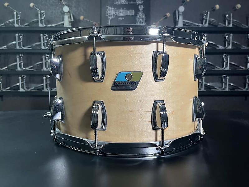 Ludwig Maple Classic 8 x 14 Snare - Satin Natural | Reverb