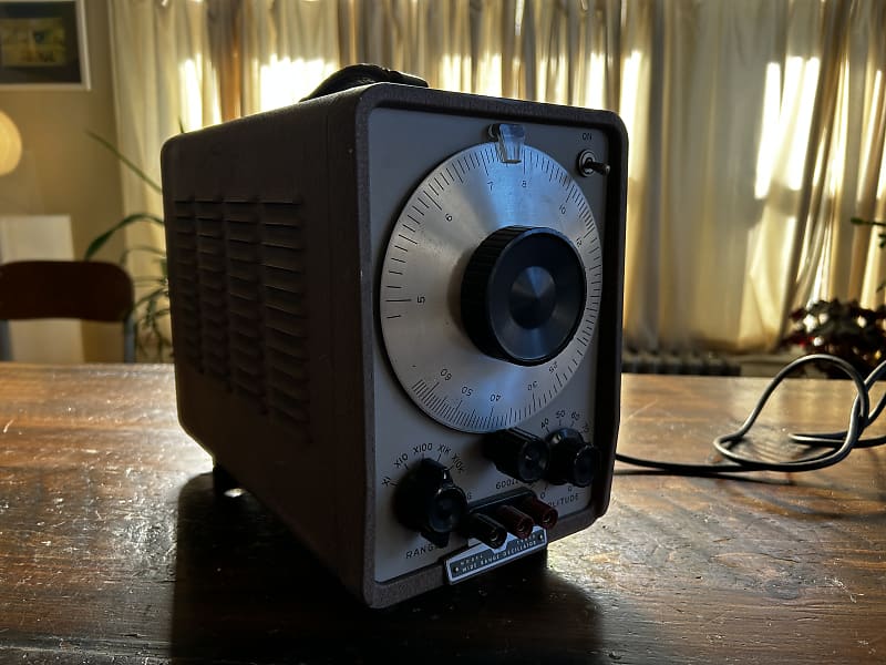 hewlett packard 200CD 1960s vacuum tube oscillator works | Reverb