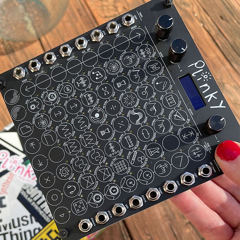 Plinky Synth with aluminum desktop enclosure | Reverb