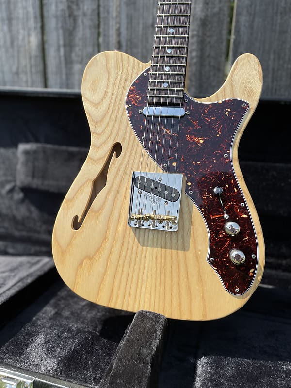 Tricky Bayou-Caster Thinline Telecaster - Natural | Reverb