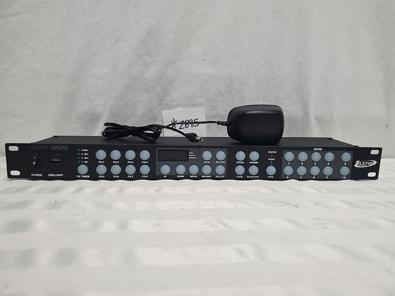 ELATION PROFESSIONAL DMX DUO DMX RECORDER #2895 GOOD USED | Reverb