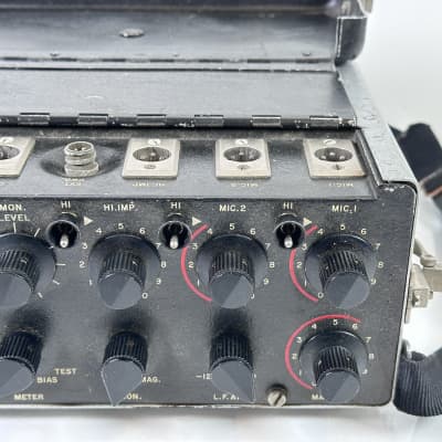 Vintage Portable RCA Field Recorder Mic Preamp Mixer | Reverb