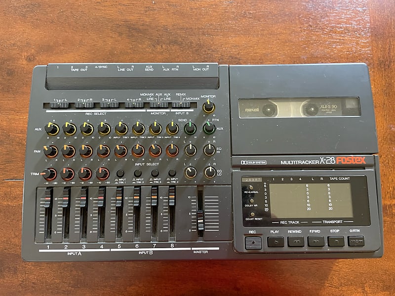Fostex X-28 Multitracker 8-Track Cassette Recorder 1990's | Reverb