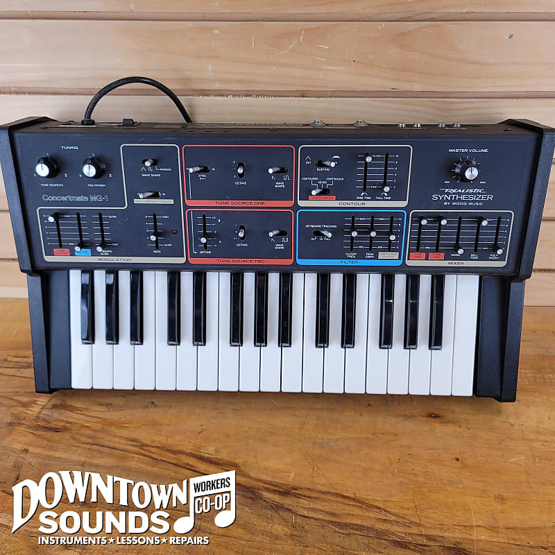 Realistic/Moog Concertmate MG-1 Analog Synthesizer | Reverb