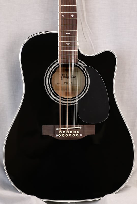 Takamine EF381SC BLK Legacy Series 12-String Dreadnought | Reverb