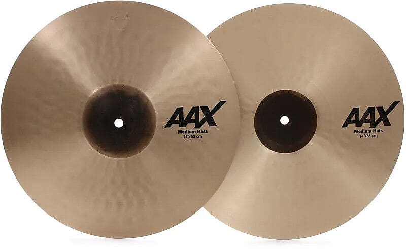 Sabian 14" AAX Medium Hi-Hat Cymbals (Pair) | Reverb Canada