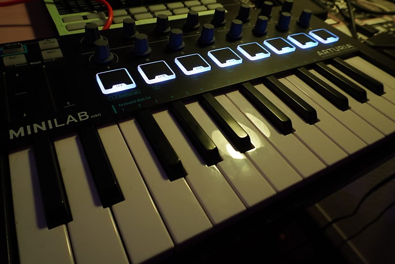 Arturia MiniLab MKII 25-Key MIDI Controller 2017 - 2021 Black | Reverb