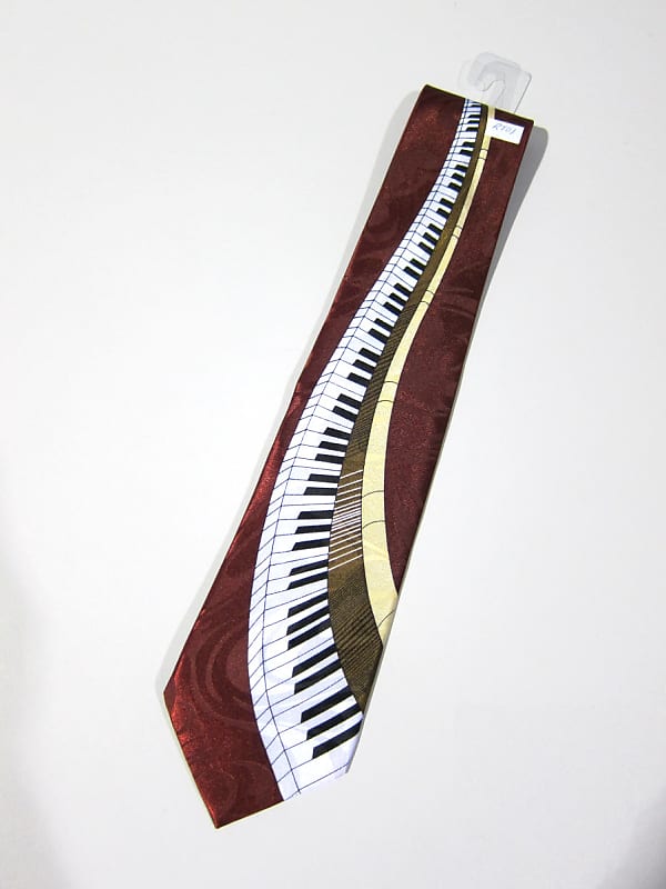 Men's Tie "Winding Keyboard" - Hand Made | Reverb