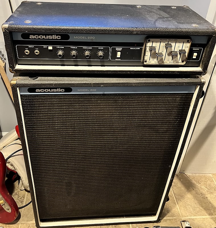 Acoustic 220 Bass Head & 402 Bass Cabinet 1977-1982 | Reverb