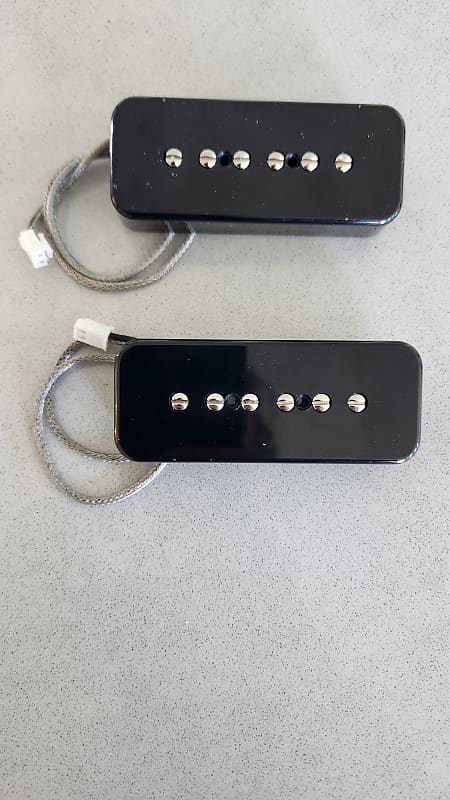 Epiphone P90 Pro Soapbar Pickups with Quick Connects - Black | Reverb