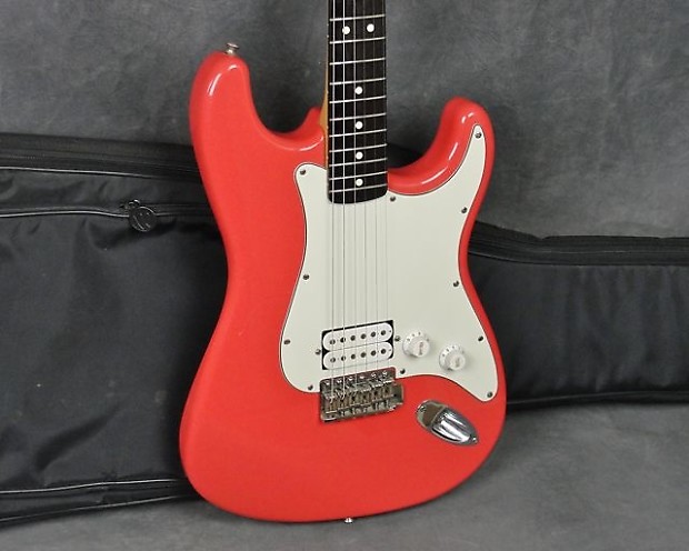 1995 Fender Stratocaster, Fiesta Red, Single Humbucker Strat, | Reverb