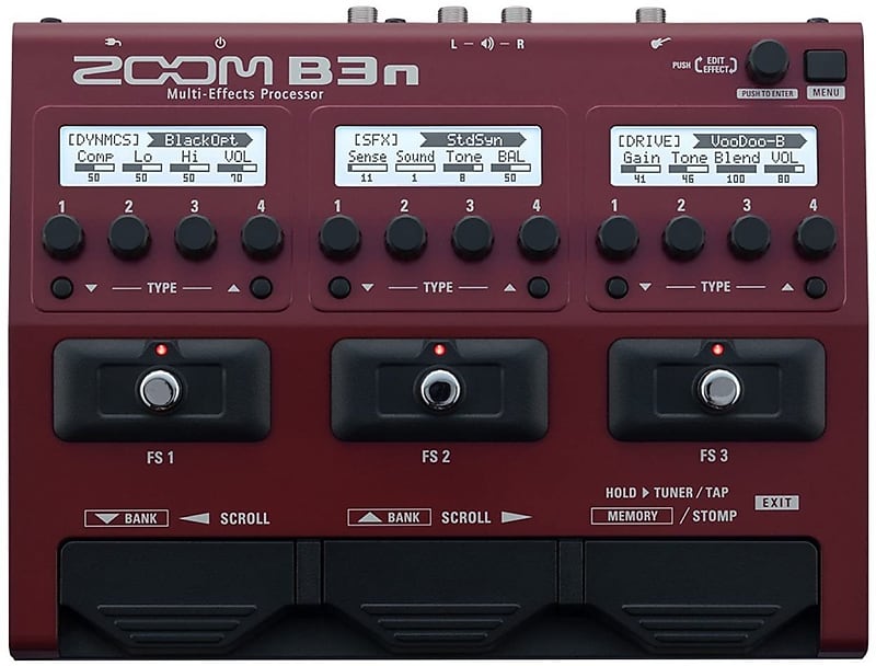 Zoom B3n Multi-Effects Processor for Bassists | Reverb