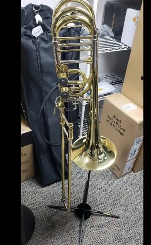 Maass Bass Trombone - Independent Trigger Brass | Reverb