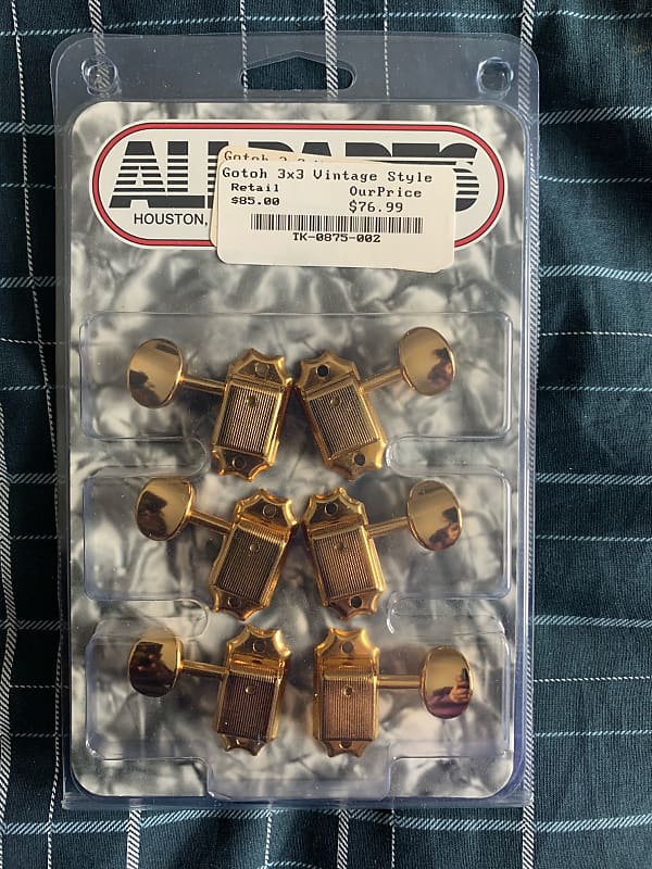 Gotoh Vintage Style Side by Side Tuners TK-0875-002 Mid | Reverb