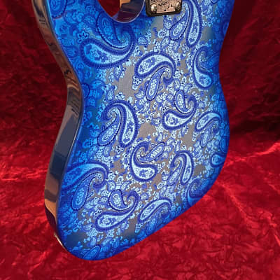 Hoffman Blue Paisley Telecaster Blue T 2024 | Reverb