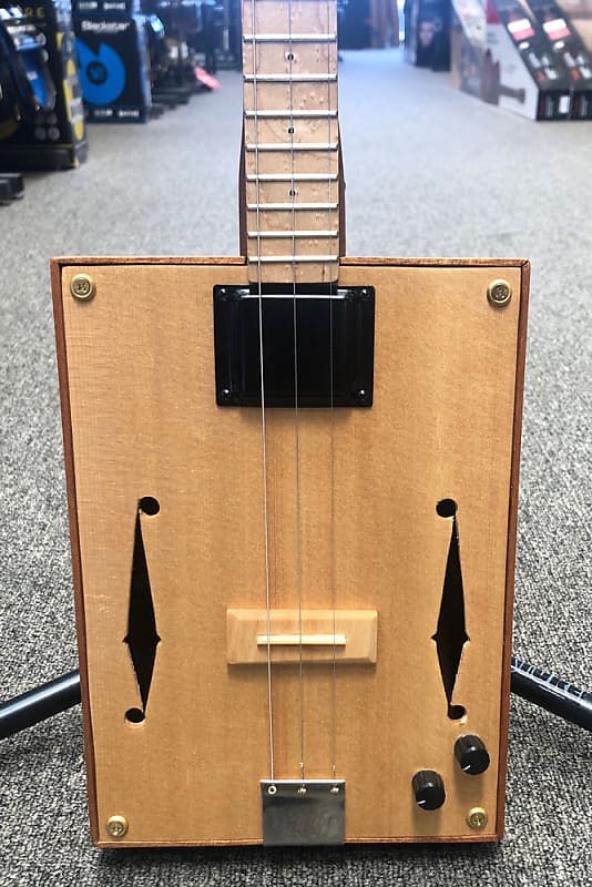 E3 Strings - Three String Acoustic/Electric Cigar Box Guitar | Reverb