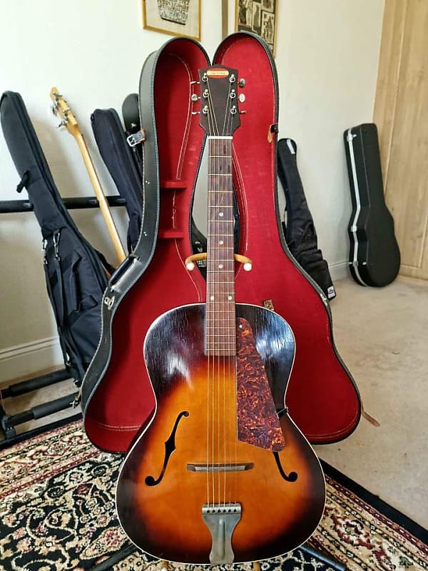 Guitar Archtop 1950s sunburst - ultra rare (mint condition) | Reverb