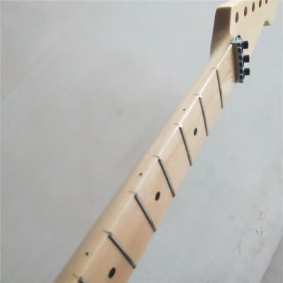 Strat Stratocaster Style Maple Wood Guitar Neck, 24 Frets | Reverb UK