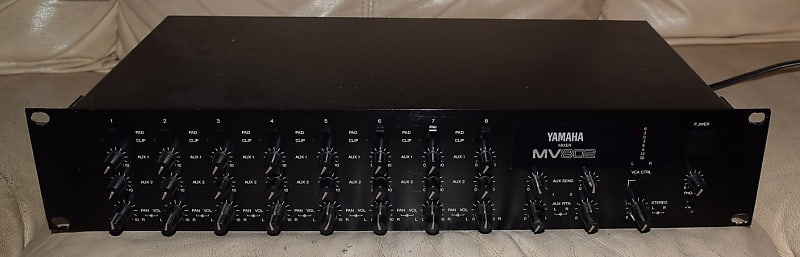 Yamaha MV802 1987 - Black Rack Mount Mixer | Reverb