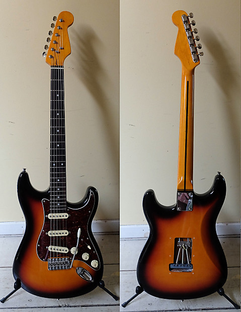 Carl's Custom Guitars Sunburst/Tortoise Parts-ocaster Fender | Reverb