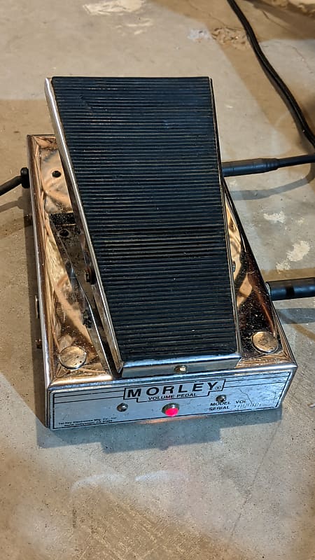 Morley Tel Ray Volume Pedal 1970's Chrome | Reverb