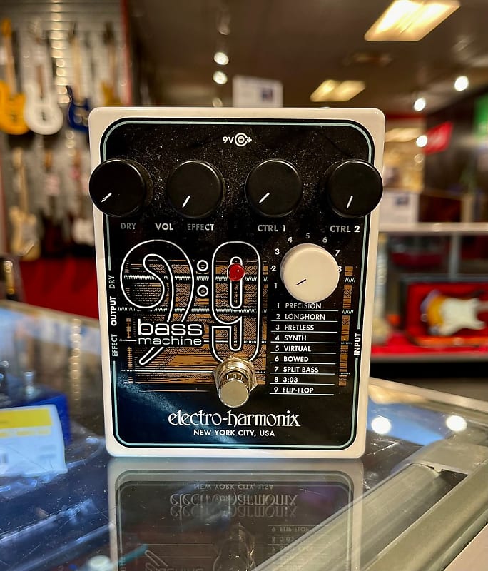 Electro-Harmonix BASS 9 BASS MACHINE Guitar Multi-Effects | Reverb