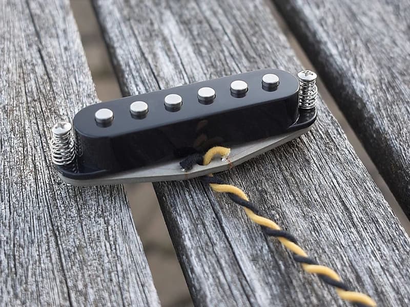Bootstrap Oatmeal Stout Neck Pickup for Strat - Black | Reverb